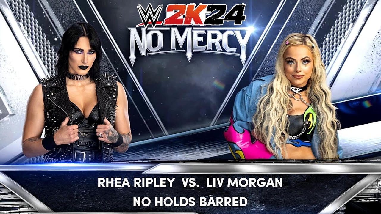 WWE 2K24 💥 RHEA RIPLEY vs LIV MORGAN 💥 #wwe #wwe2k24 - YouTube