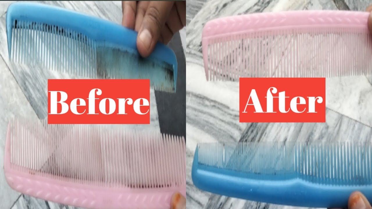 How to clean your comb at Home ||easy cleaning tips - YouTube