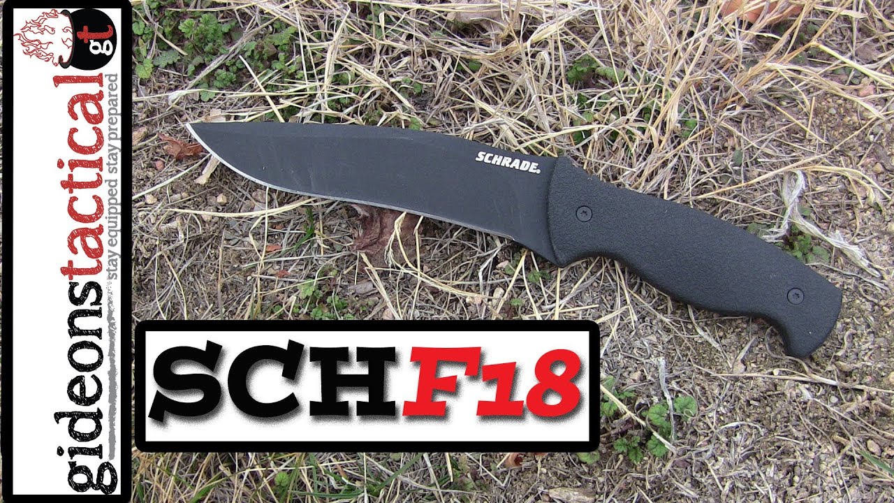 Schrade SCHF18 Knife Review - YouTube