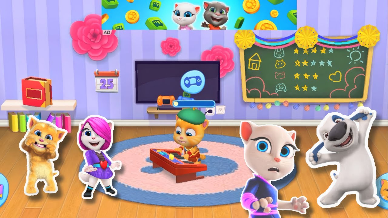 We Play The Piano - Talking Tom - YouTube