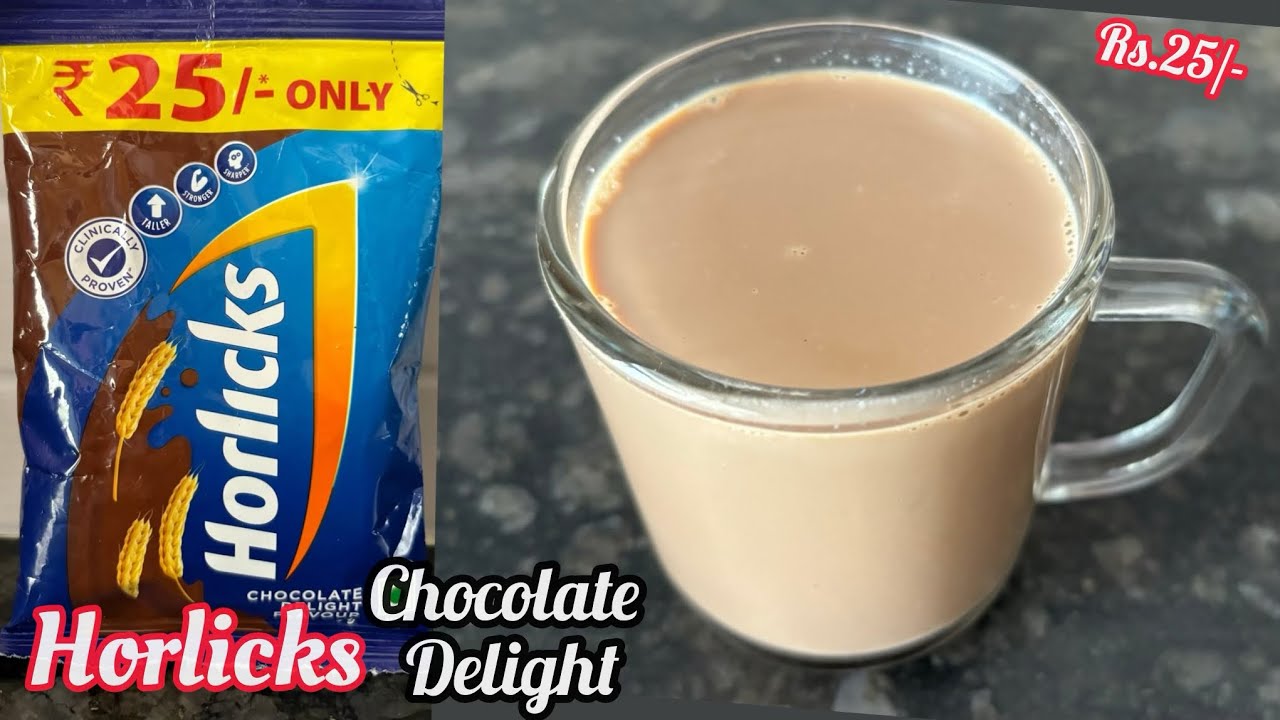 Horlicks Chocolate Delight Flavour | How to make Chocolate Horlicks ...