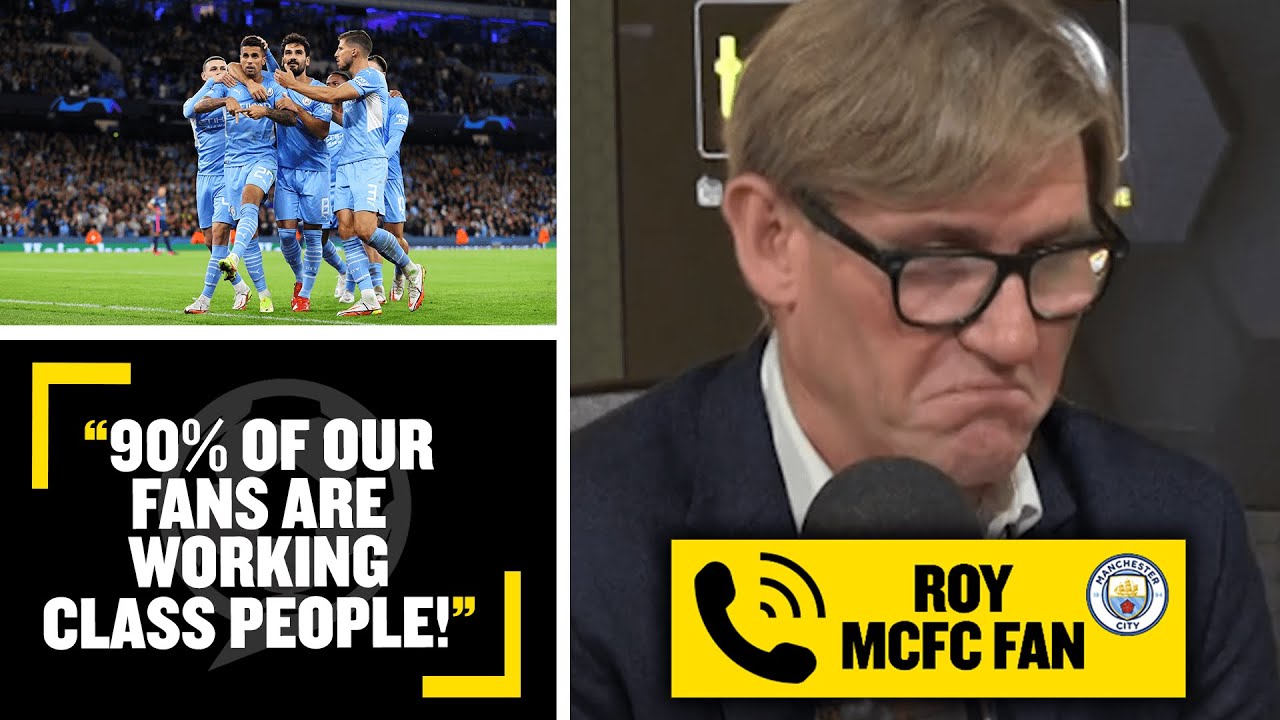 "90% OF OUR FANS ARE WORKING CLASS!"😡 MCFC fan goes head to head with ...