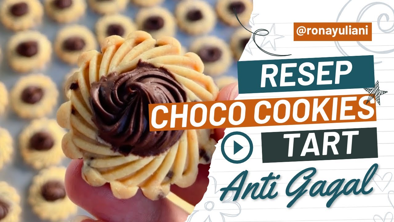 RESEP NUTELLA CHOCO COOKIES TART ANTI GAGAL - YouTube