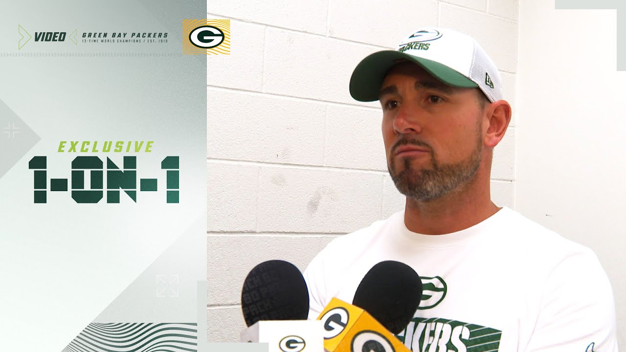 Matt LaFleur 1 on 1: 'Not up to the standard' - YouTube