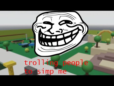 trolling people to simp me | combat warriors - YouTube