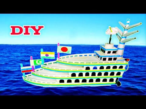 Diy How To Make Fighter Ship For Science Project -Diy RC Ship And RC ...