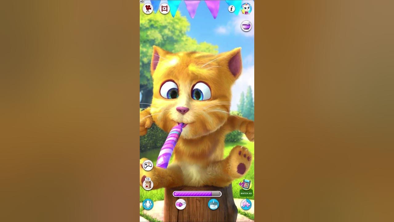 Talking Tom Cat Talking Ginger Cat AngryđĄđ€Ź đđđđđđ„đ Talkingtom Gameplay Shorts Youtube