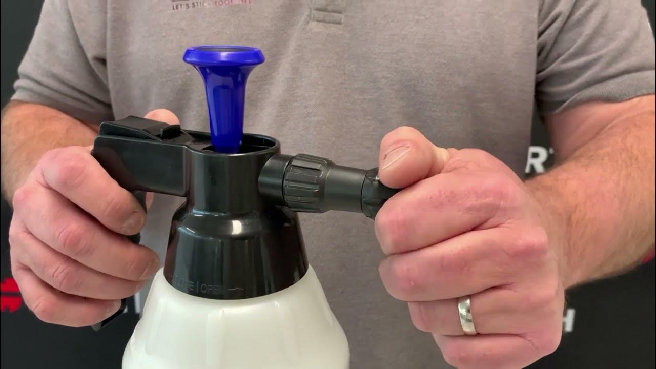 Пенный помповый баллон-распылитель Вюрт - YouTube