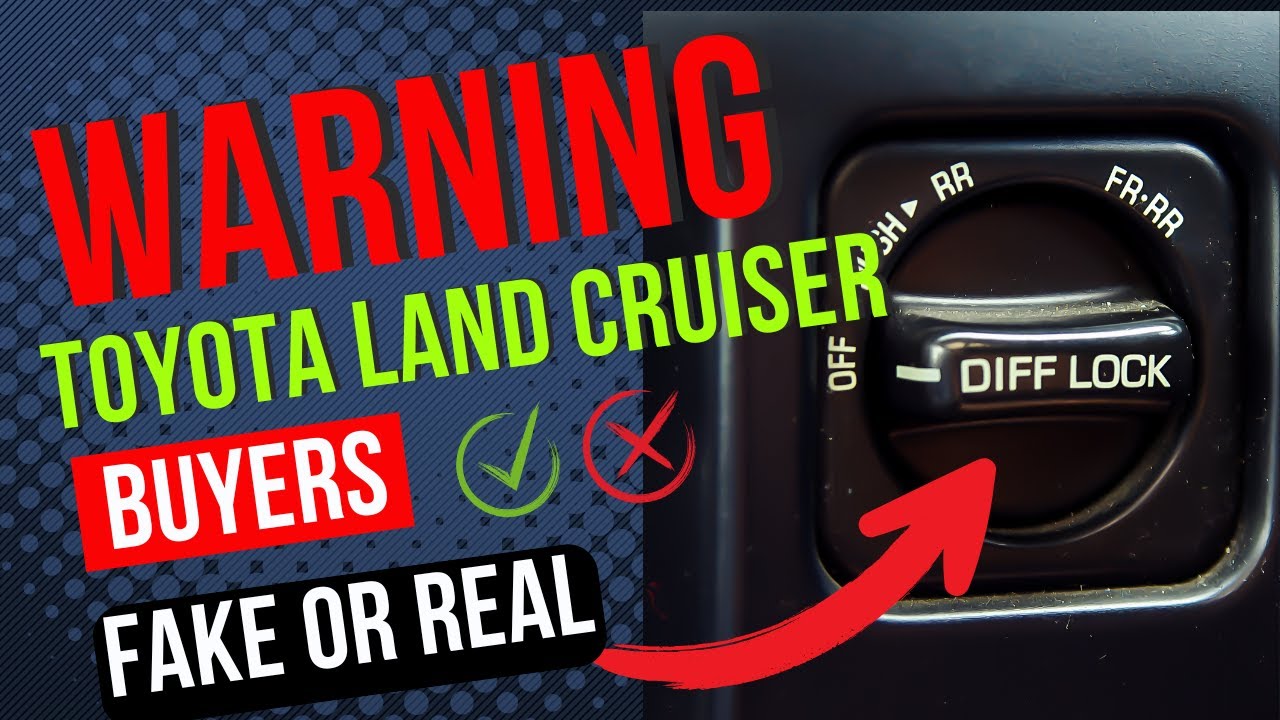 That Diff Locker Switch Might Be FAKE! | Land Cruiser Japan Auction ...