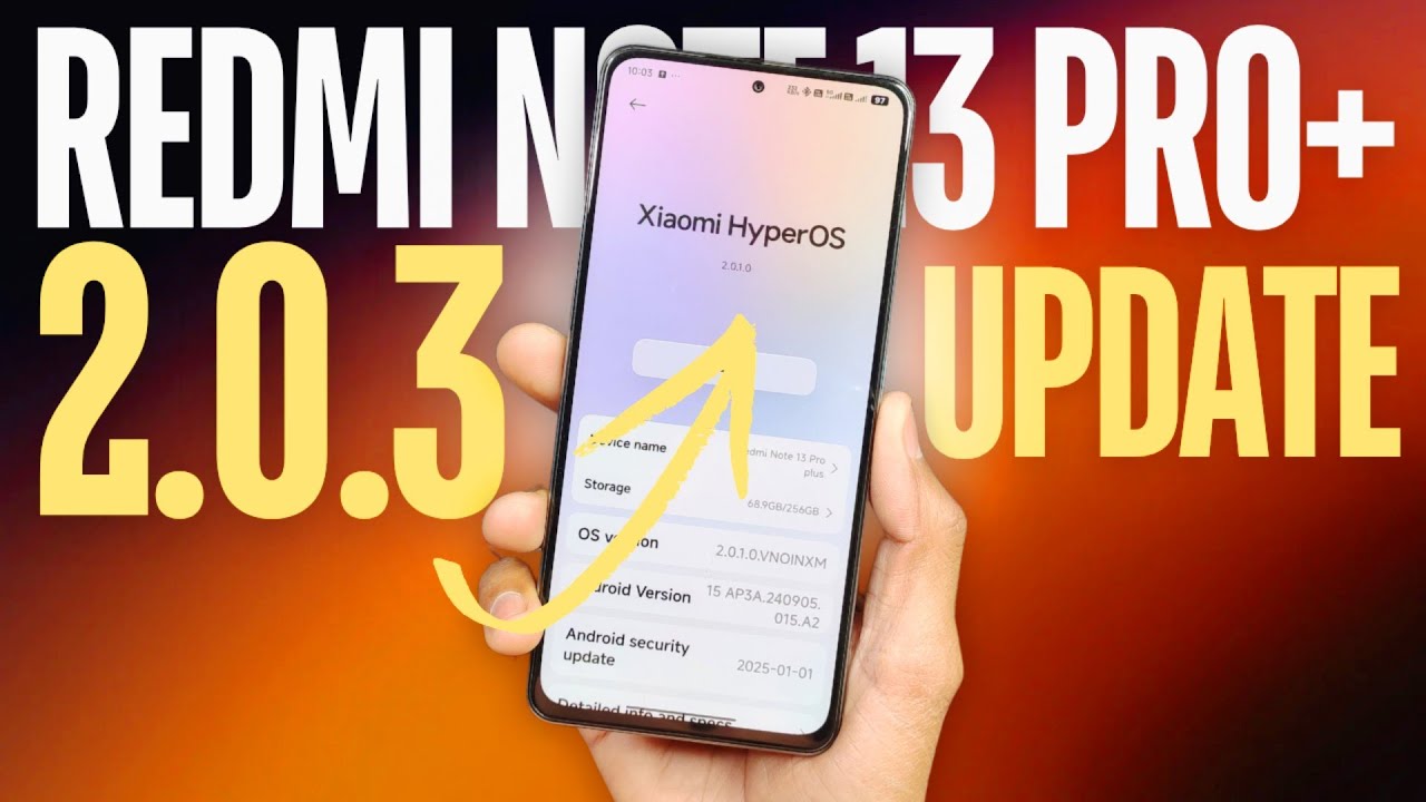 Redmi Note 13 Pro Plus Gets HyperOS 2.0.3 Update in India 🚀 Top New ...