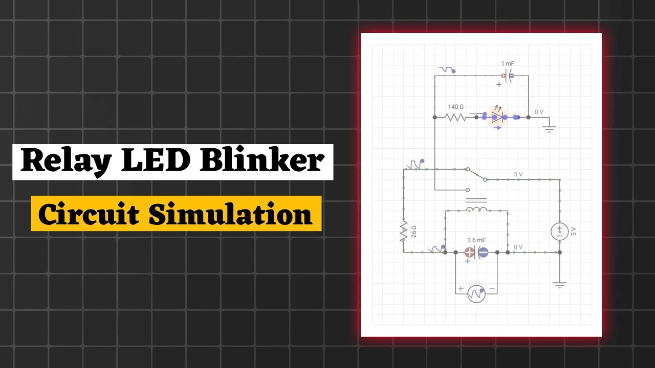 LED Blinker Circuit Simulation - YouTube