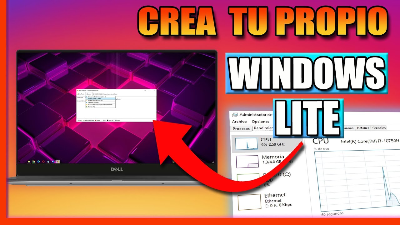 Cómo crear Tu PROPIO WINDOWS 10 Lite Super Ligero 😱 - YouTube