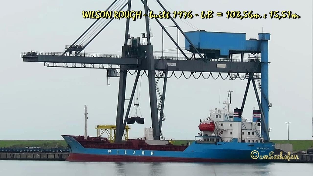 WILSON ROUGH 9HSL5 IMO 7419200 Emden cargo seaship merchant vessel ...