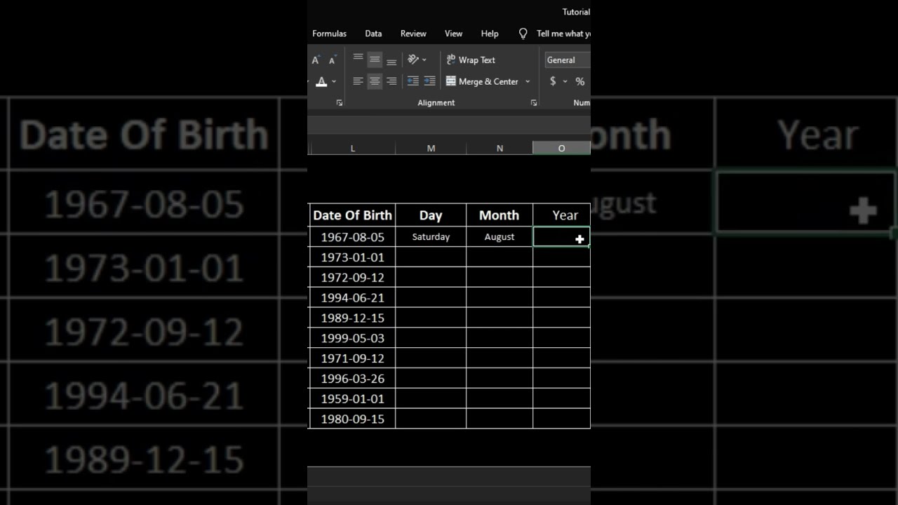 Formula To Extract Day Month Year From Date In Ms Excel excel Formula To Extract Day Month Year From Date In Ms Excel excel