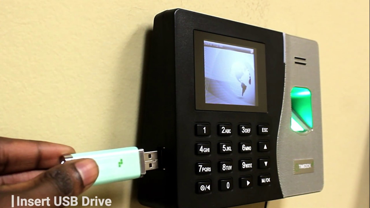 Download Data to USB From The Time Clock - YouTube