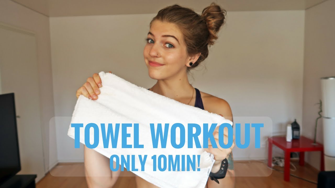 10 Minute Towel Workout - YouTube