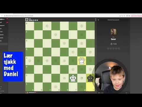 Sjakk kurs kap 3 - Hvordan vinne med konge og bonde. I tillegg sjakk matt med dronning og tårn ...