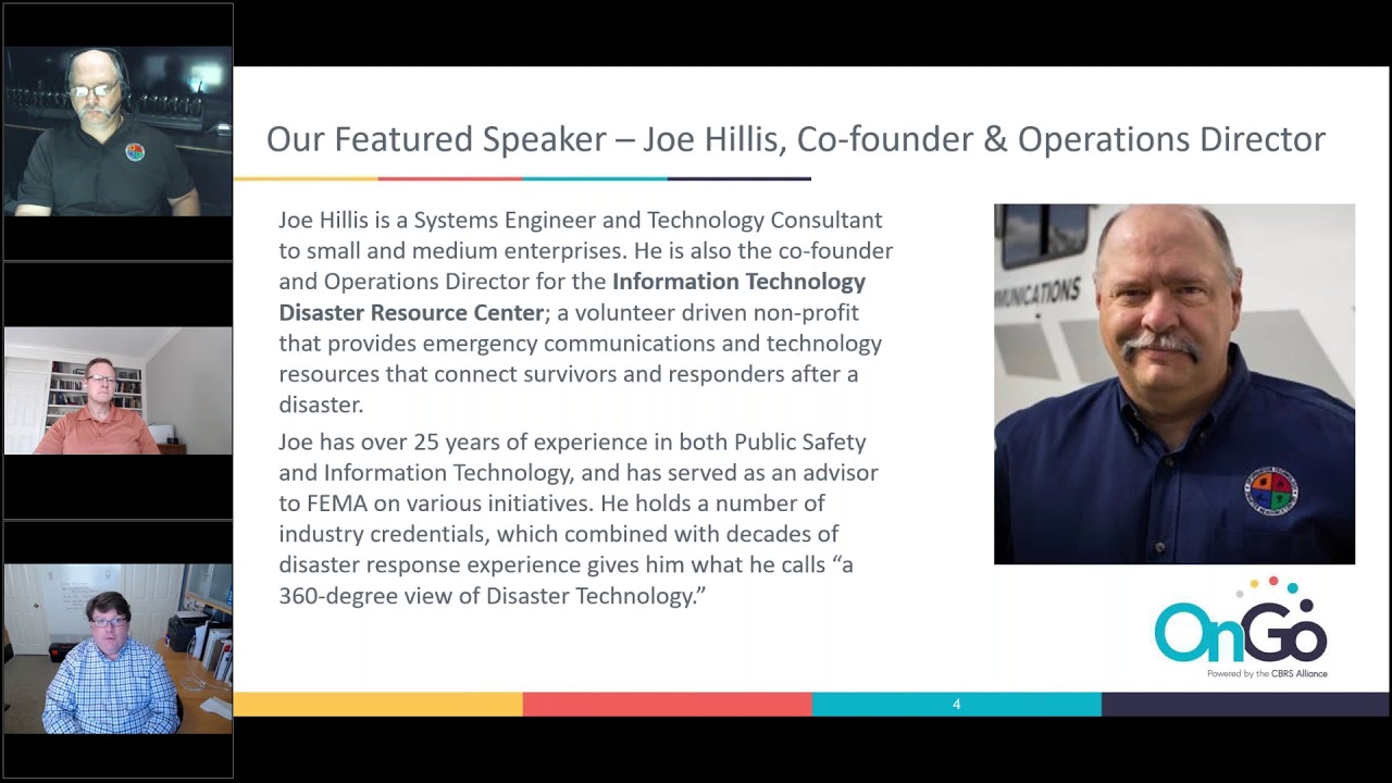 OnGo Together and ITDRC Webinar - YouTube