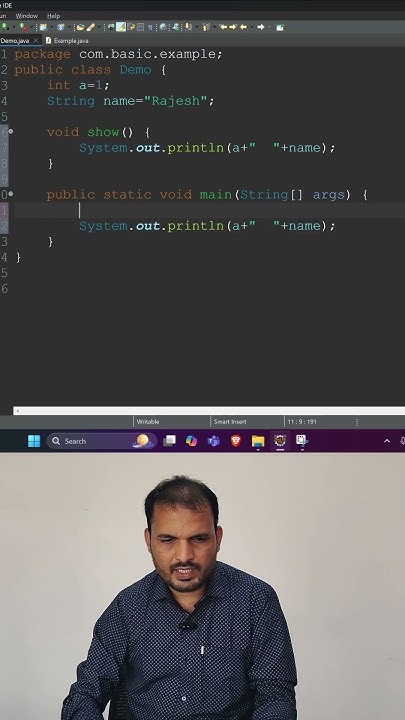Instance Variables in Java By Zafar Khan Sir - YouTube