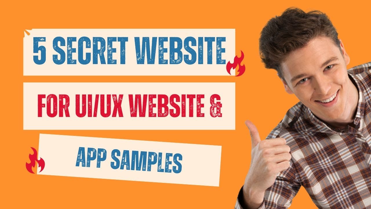 5 SECRET Website to get UI/UX Design Samples - YouTube