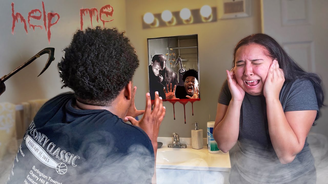 CANDYMAN Scare Prank On Girlfriend!! | VLOGTOBER DAY 1 | - YouTube