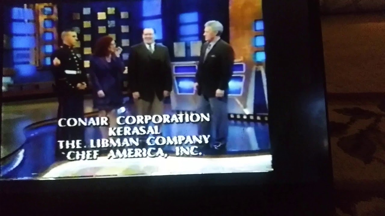 Jeopardy Ending Credits (April 1, 2003) - YouTube