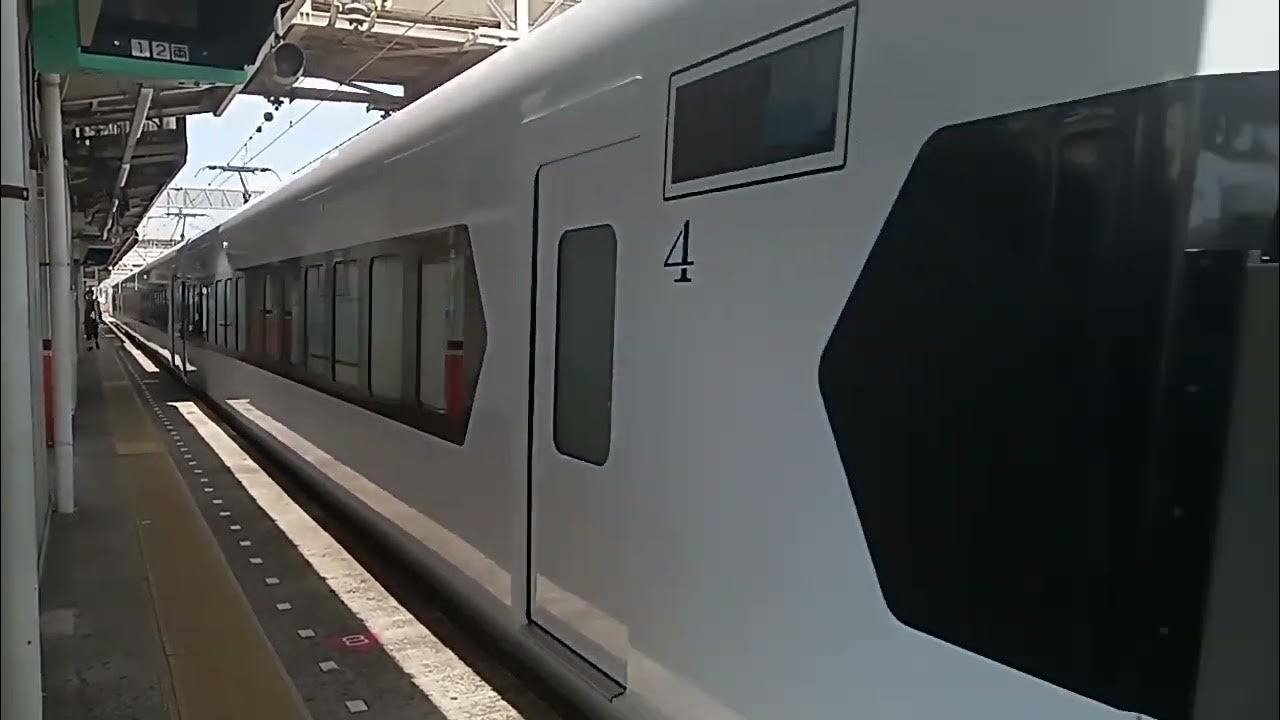 東武N100系N102F特急スペーシアX3号春日部駅3番線入線 - YouTube
