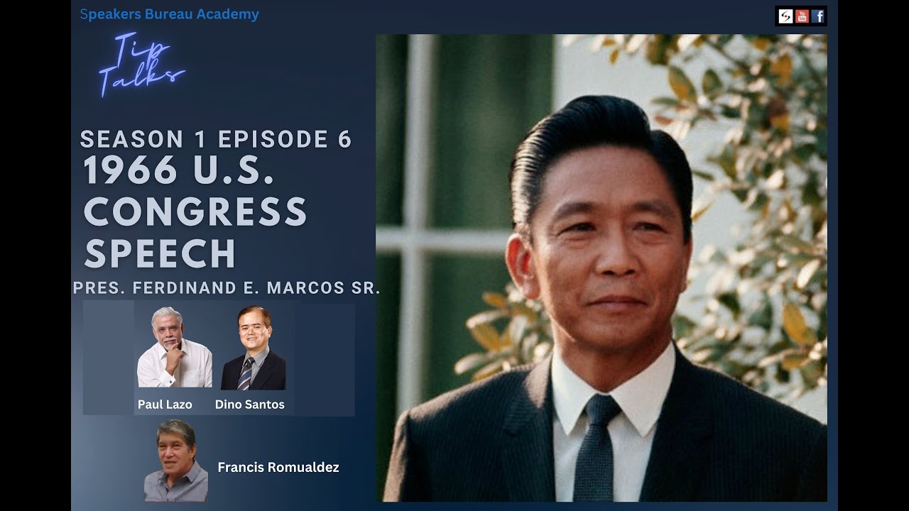 An analysis of President Ferdinand Marcos Sr. Speech to the US congress ...