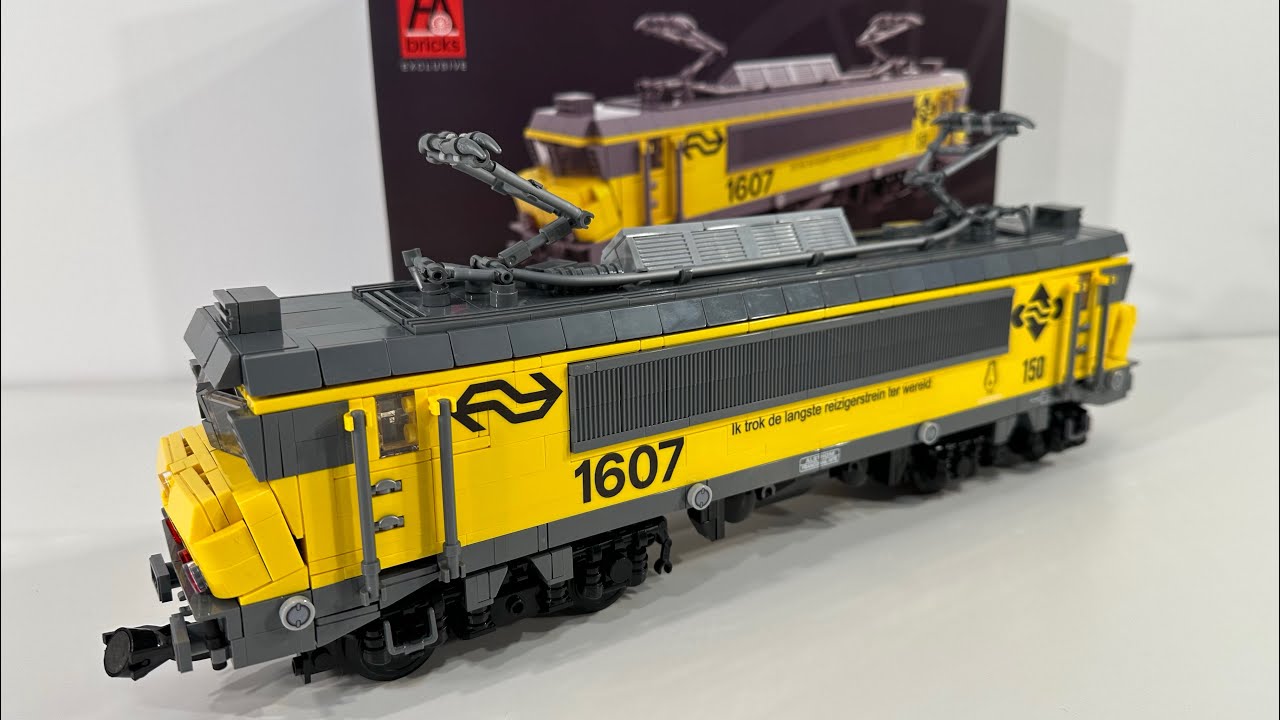 LEGO Trains - HA Bricks NS 1607 Locomotive Set Review - YouTube