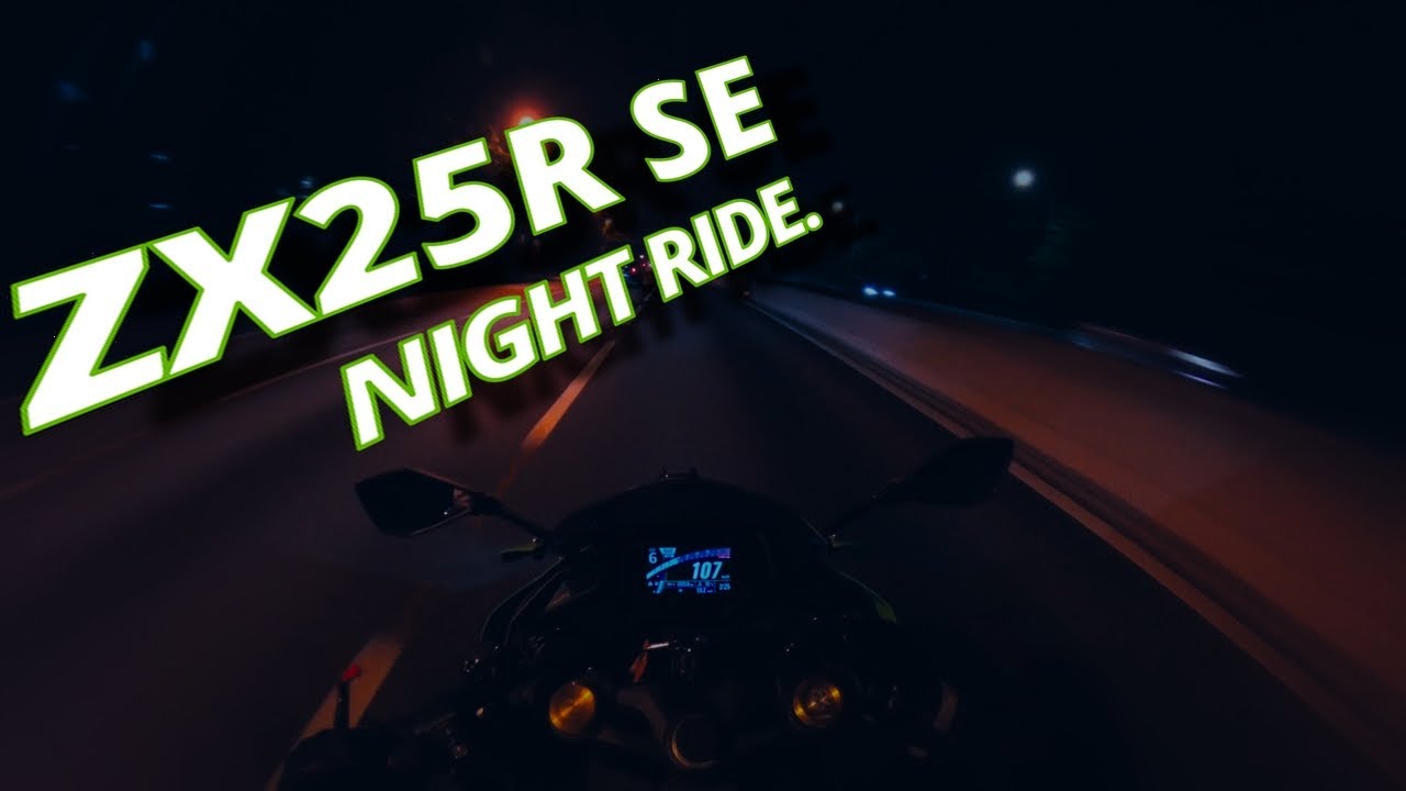KAWASAKI NINJA ZX25R SE | PURE SOUND | NIGHT RIDE | 2AM TRAFFIC | "SLOW ...