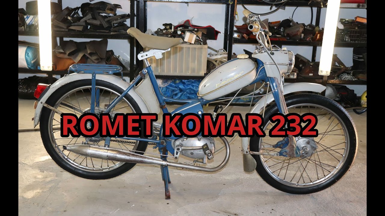 ROMET KOMAR MR 232 - 1968 - Jak wygląda motorower po 52 latach żywota ...