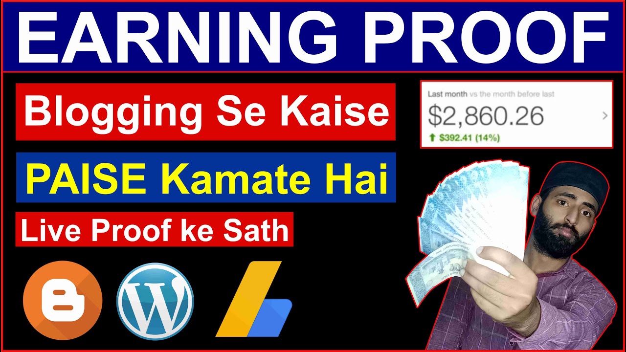 How to Earn Money From Blogging Step By Step | Blogging Earning Proof ...