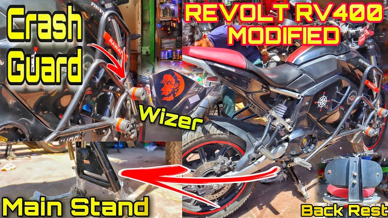 Revolt RV400 Full Modified | Revolt RV400 Main Stand Modification ...