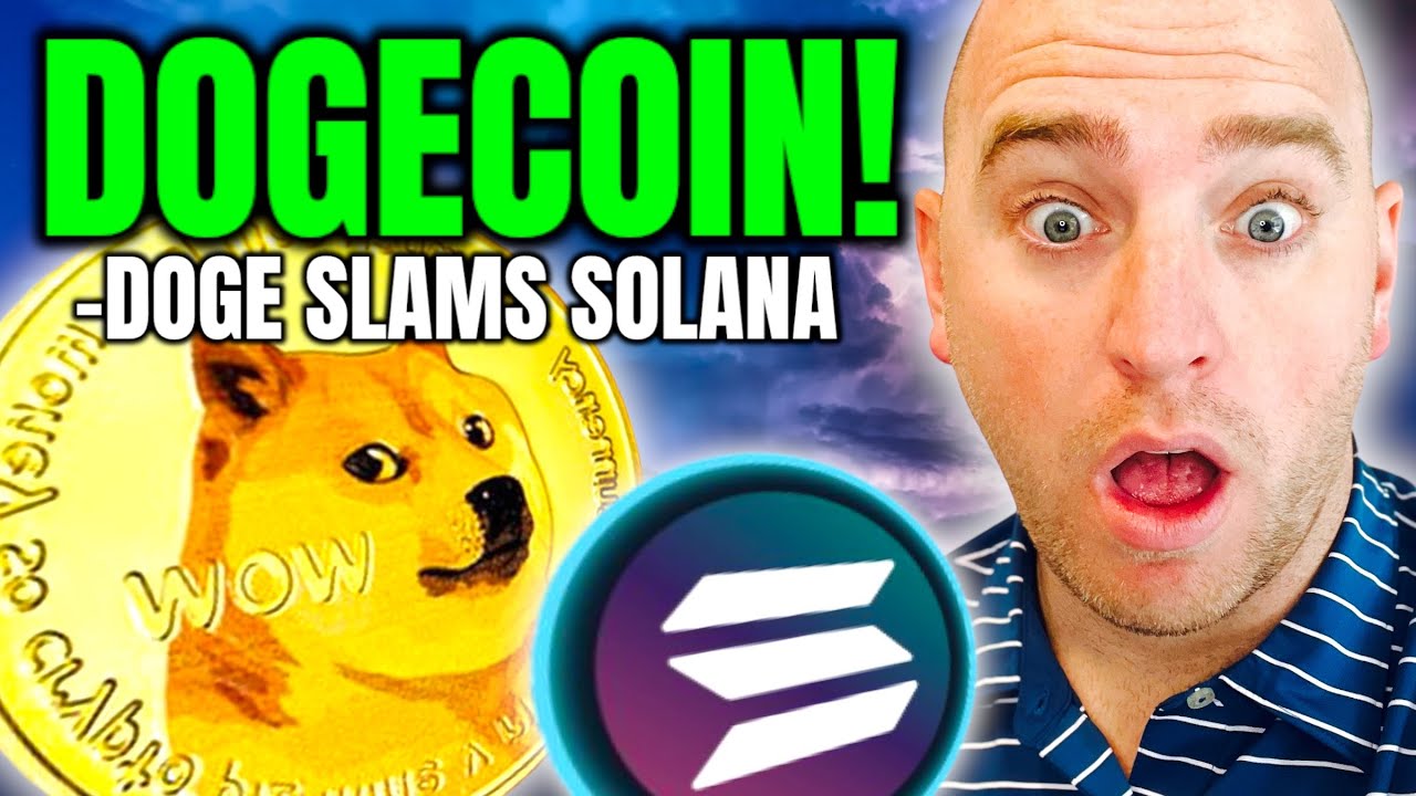 DOGECOIN SLAMS SOLANA! ONE KEY DIFFERENCE..DOGECOIN NEWS TODAY - YouTube