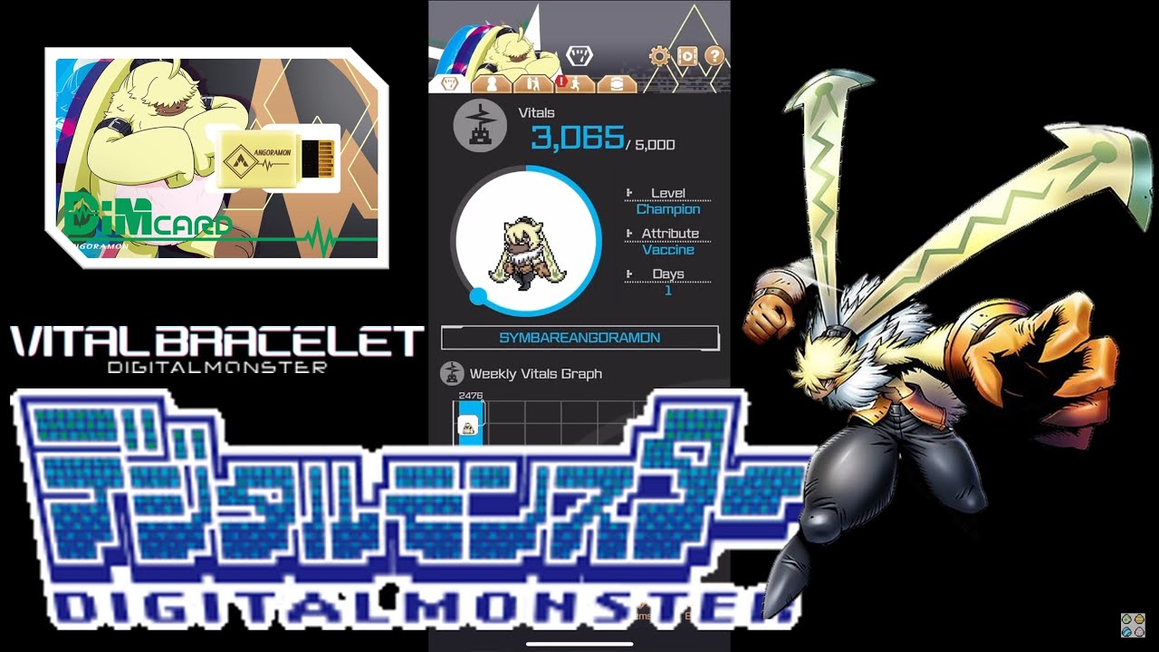 Digimon Vital Bracelet Lab - Journal Log #130.1 Symbare Angoramon - YouTube