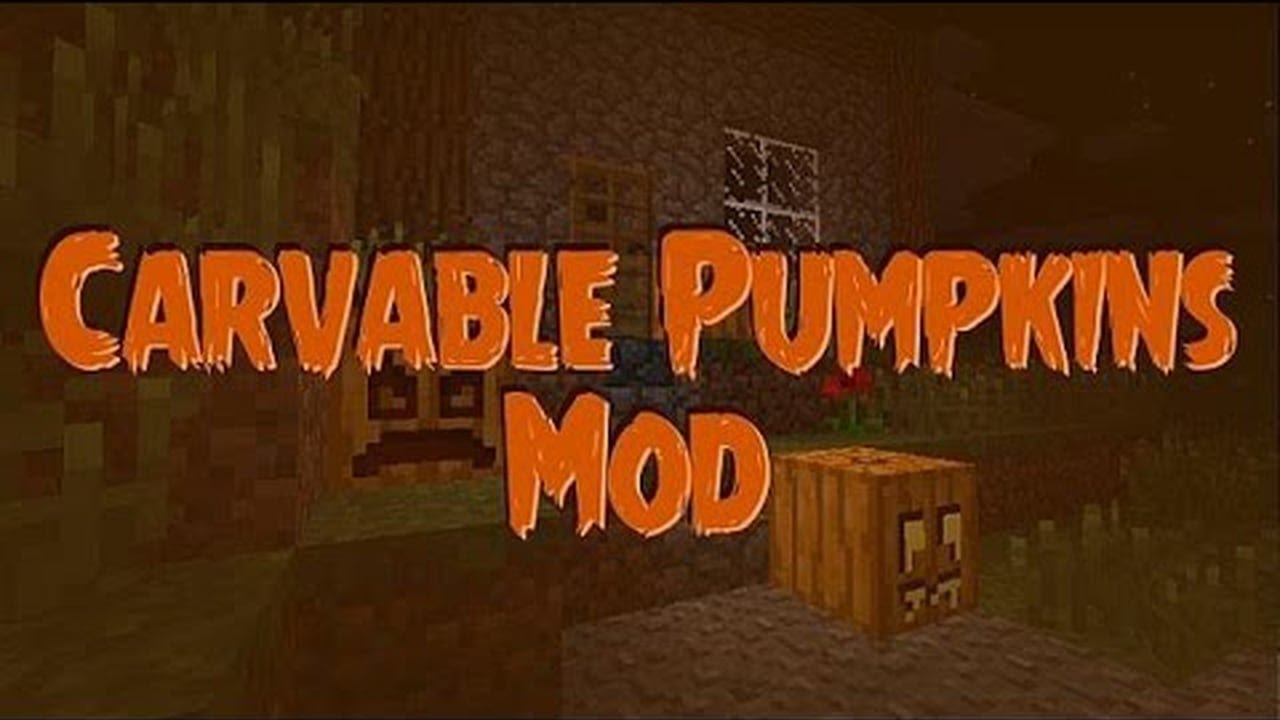 Minecraft: {CARVE PUMPKINS!} Carvable Pumpkins Mod Showcase! - YouTube