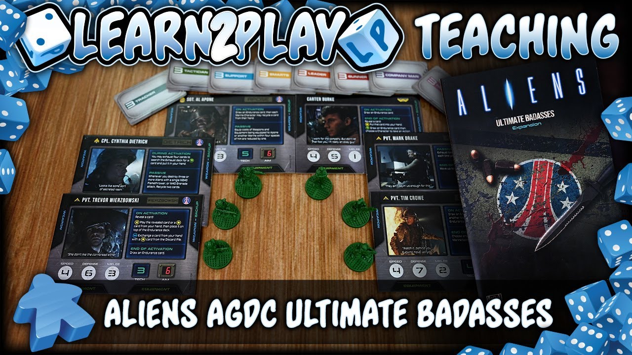 Learn to Play Presents: Aliens AGDC Ultimate Badass Expansion - YouTube