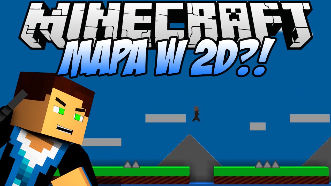 MINECRAFT - MAPA W 2D?! | VERTEZ - YouTube