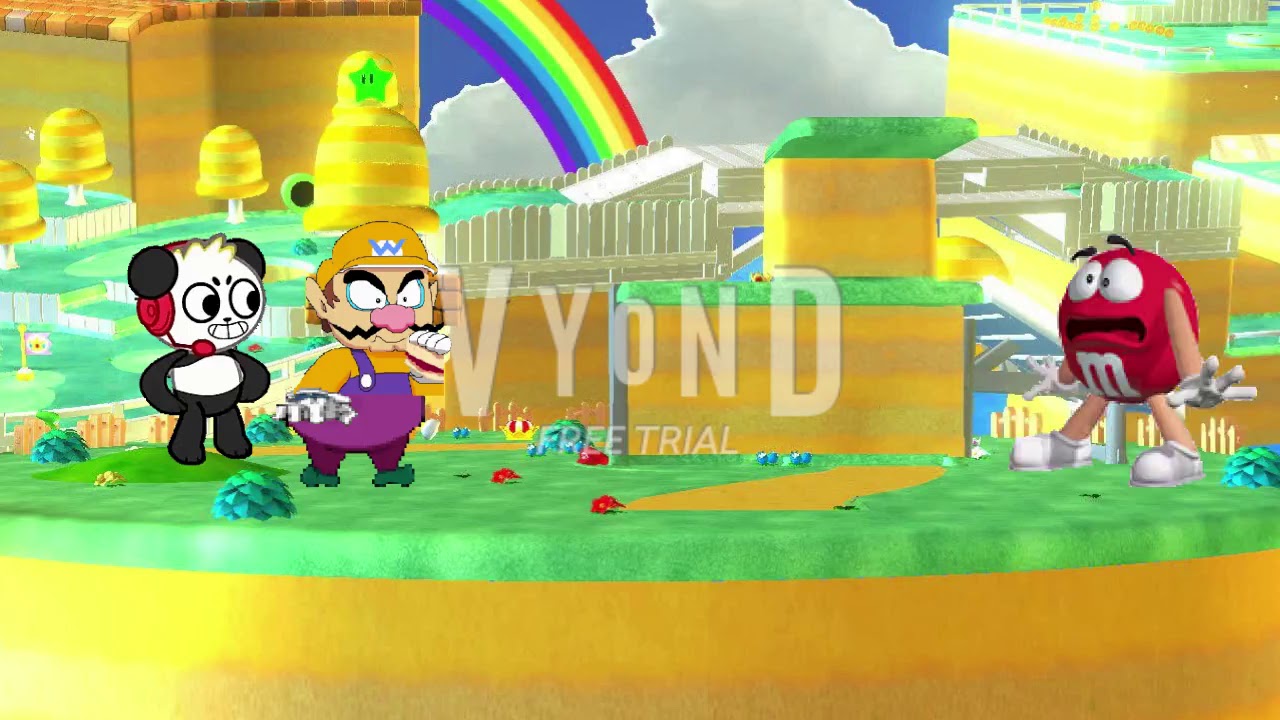 Smash Bros Lawl Love Assist Trophy: Animated Wario - YouTube