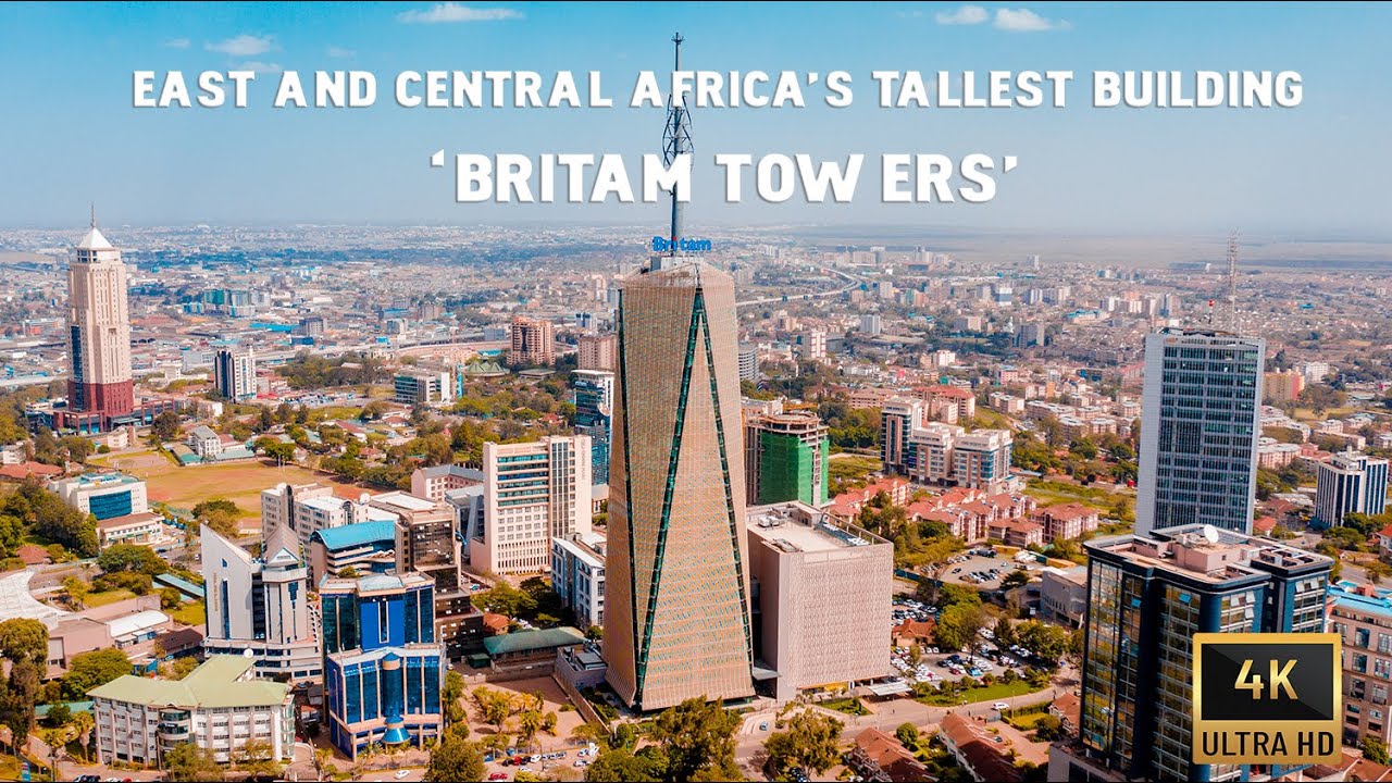 East and Central Africa’s tallest building- Britam Towers Aerial View ...