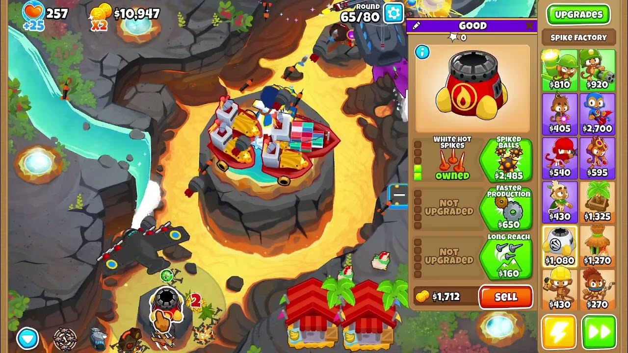 BTD6 French man gameplay up to round 100 - YouTube