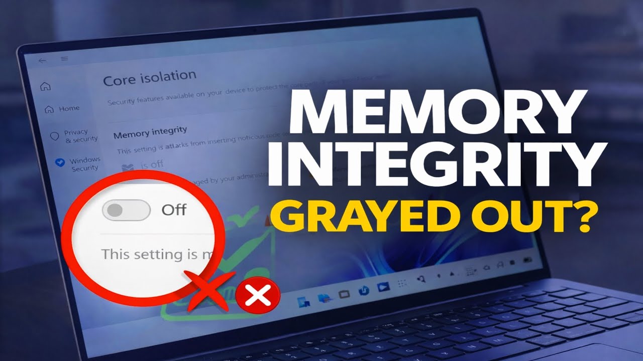 How To Turn On Memory Integrity in Windows 11 (Fix Grayed Out Option ...