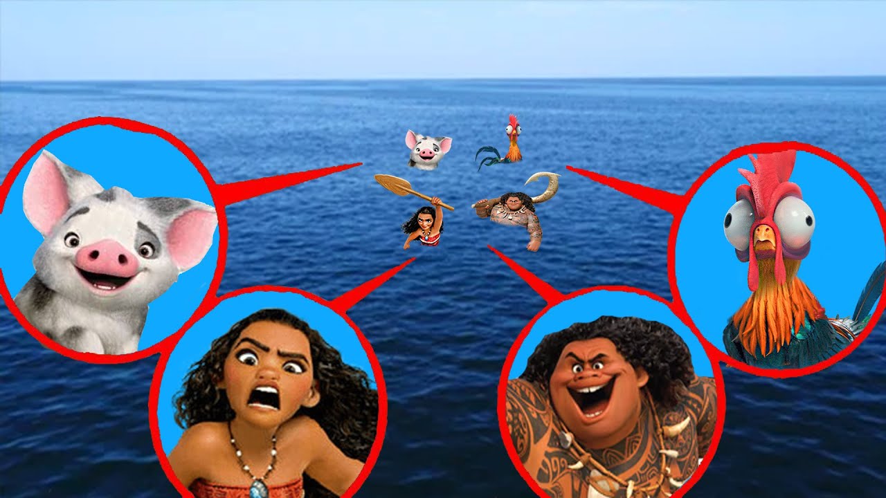 DROHNE ÜBERWACHT ALLE VAIANA IN REAL LIFE (PUA, MAUI, HEI HEI, KAKAMORA ...