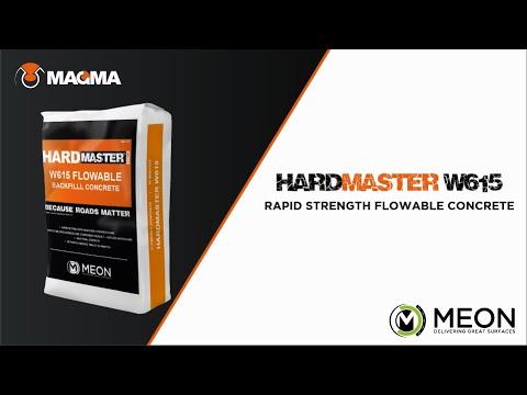 Product video | HardMaster W615 Rapid Strength Flowable Concrete ...
