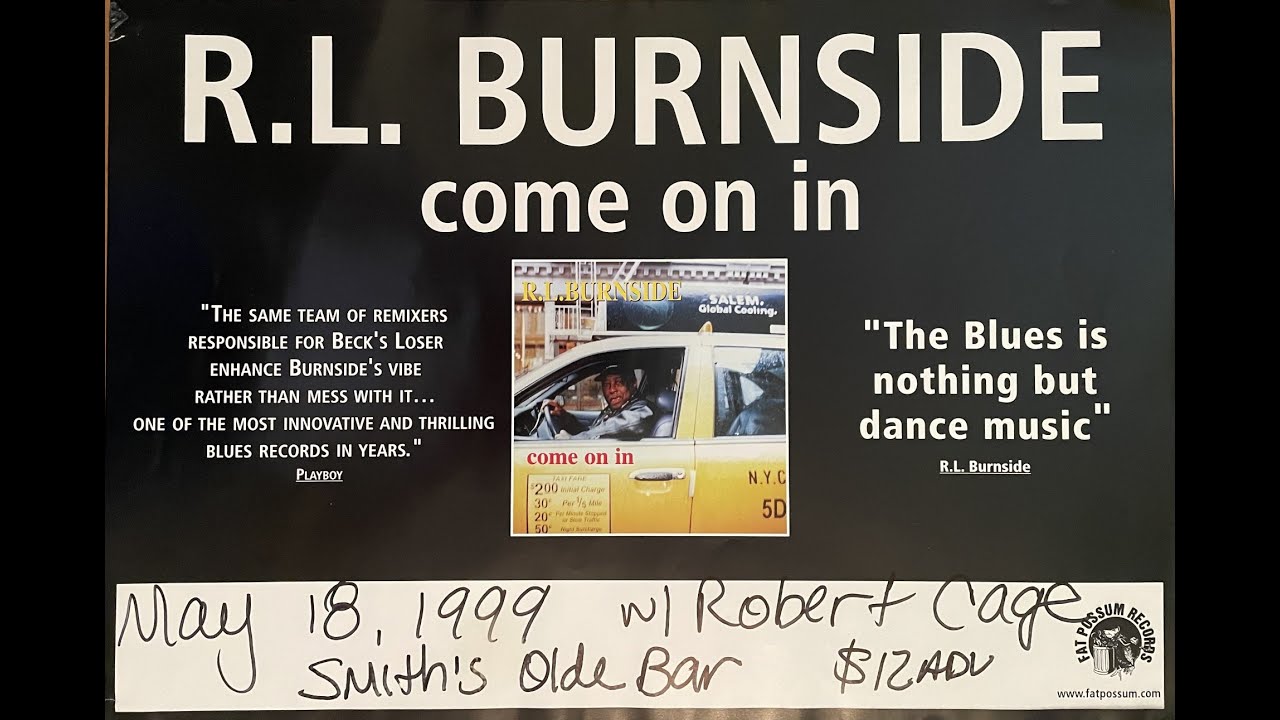 R.L. Burnside May 18, 1999 Atlanta Live (Audio Only) - YouTube