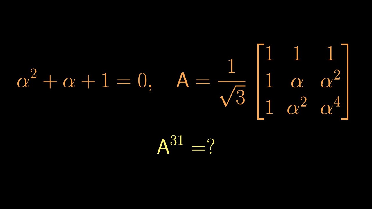 Matrix Powers, Problem 1 #shorts #maths #mathematics #math # ...