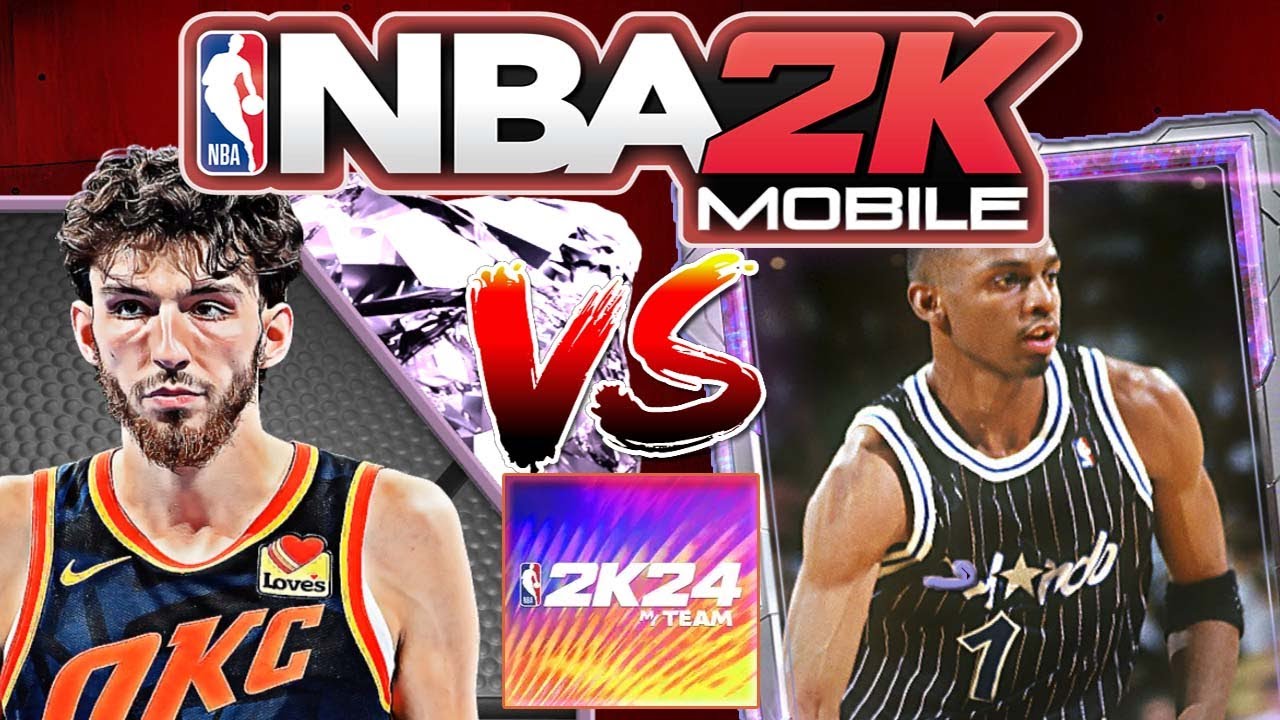 NBA 2K Mobile Vs. NBA 2K24 Myteam Mobile - YouTube