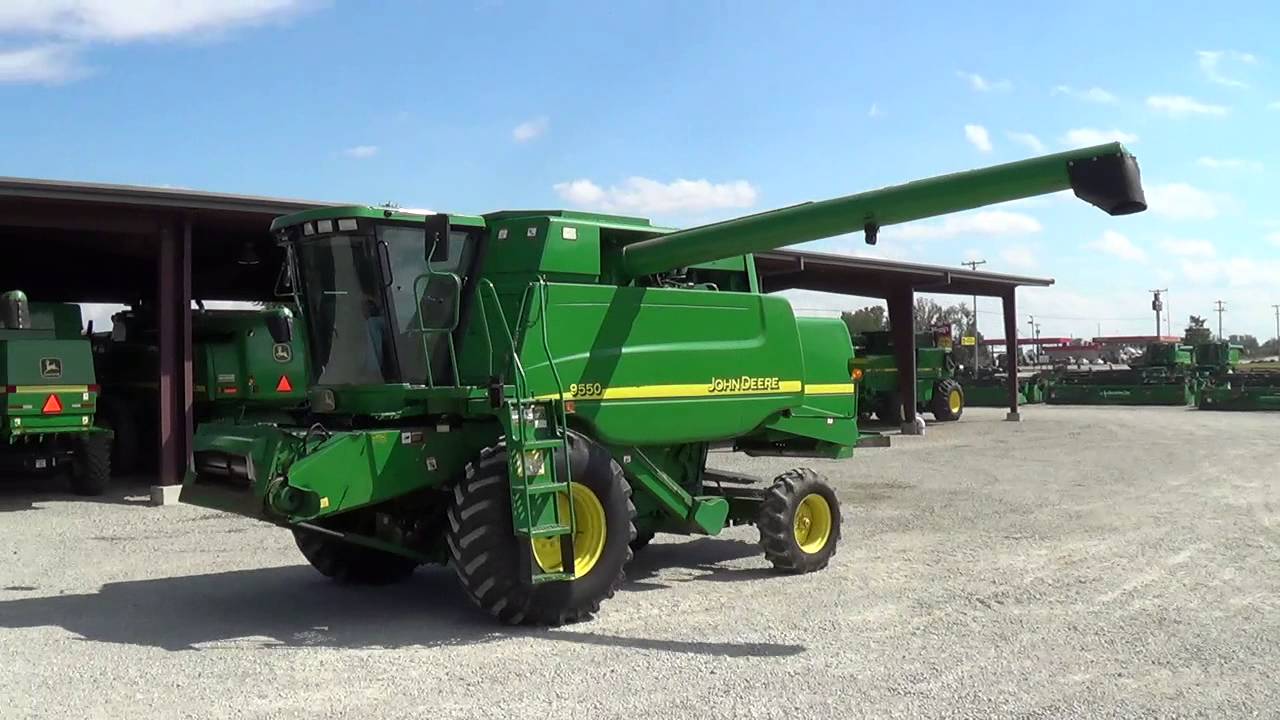 John Deere 9550 W Combine For Sale - YouTube