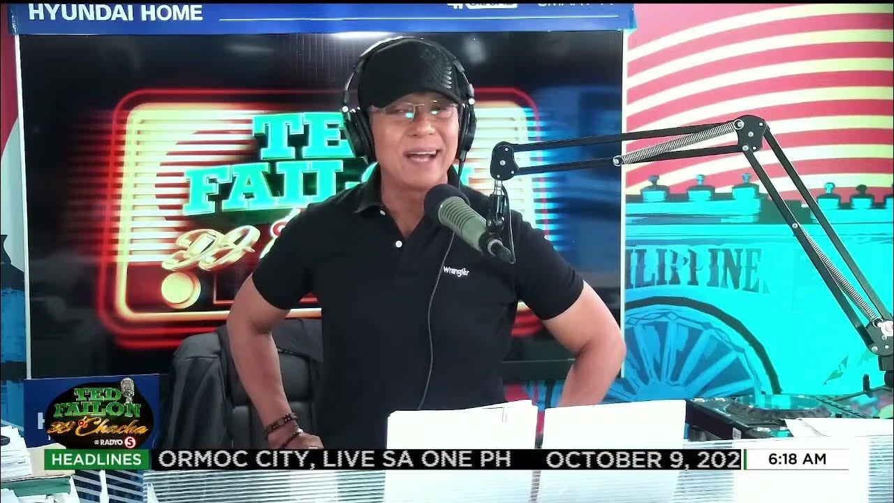 TED FAILON DJ CHACHA SA RADYO5 | OCTOBER 9, 2024 - YouTube