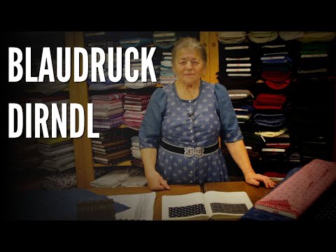 Das Blaudruck Dirndl